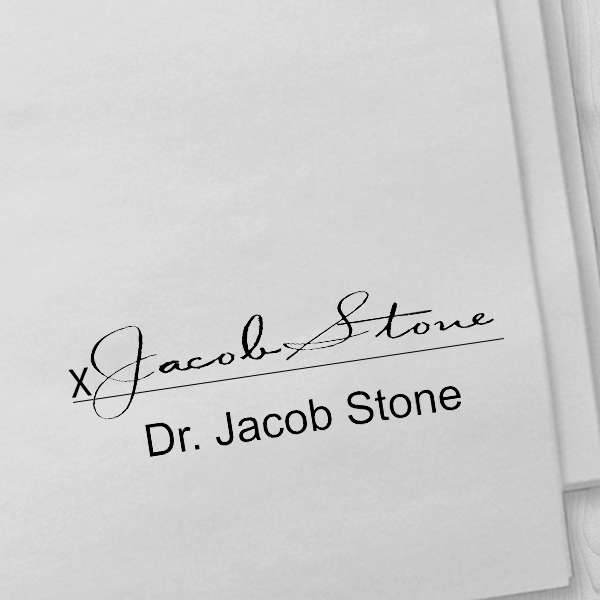 Doctor Signature Stamp - Self-Inking | HC Brands